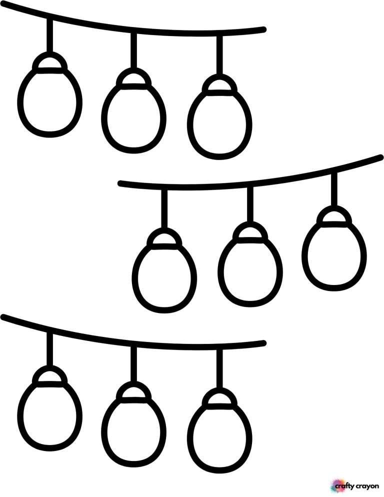 Christmas Bulb Coloring Pages (Free PDF Printables)