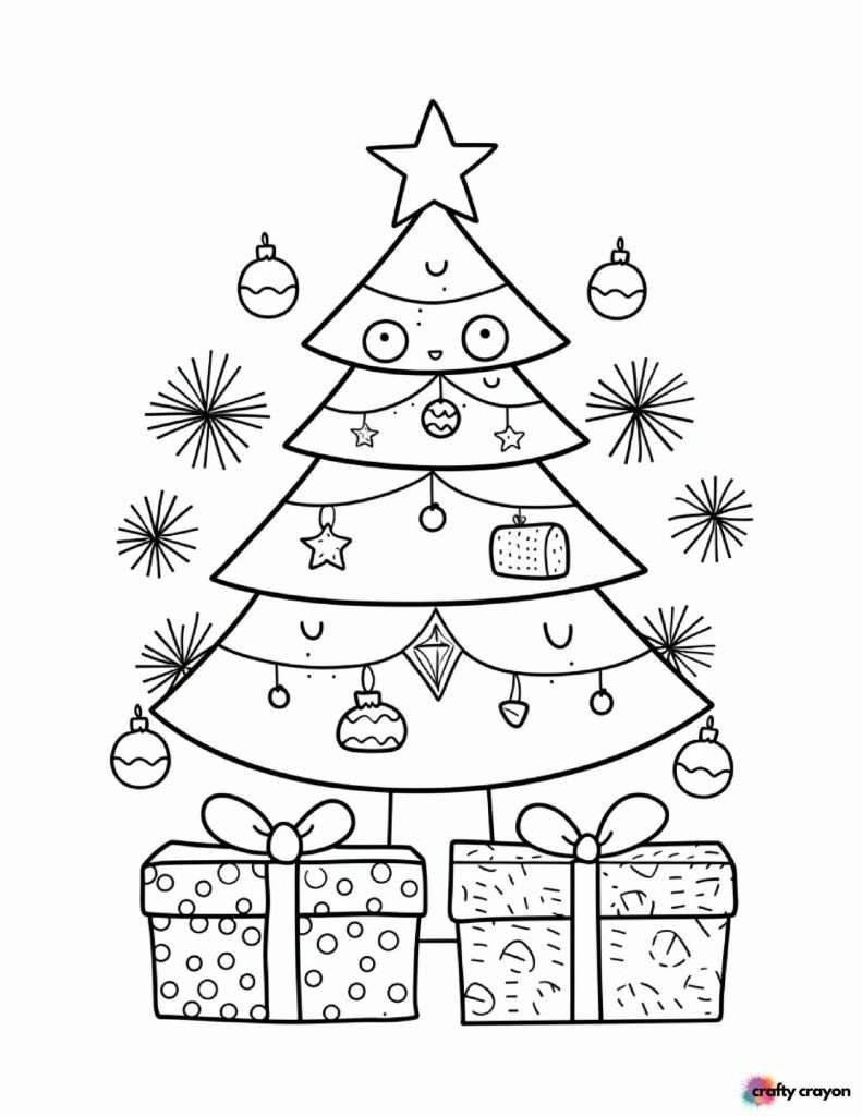 Christmas Ornament Coloring Pages (Free PDF Printables)