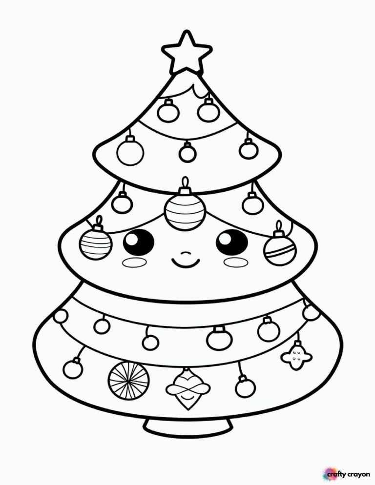 Christmas Ornament Coloring Pages (Free PDF Printables)
