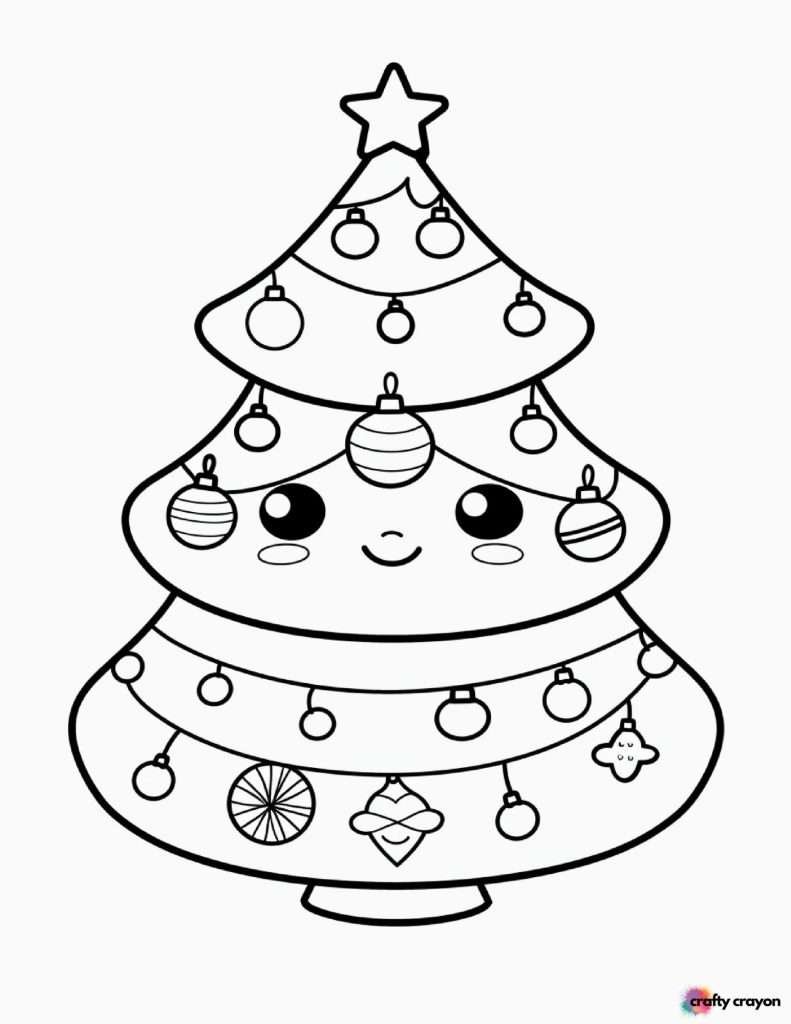 Christmas Ornament Coloring Pages (Free PDF Printables)