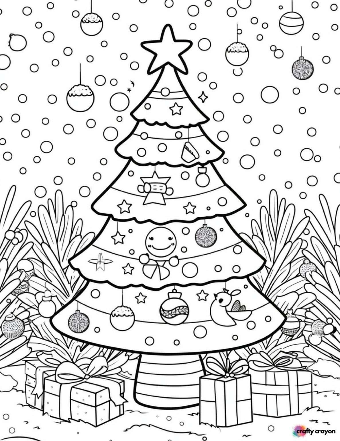 Christmas Ornament Coloring Pages (Free PDF Printables)