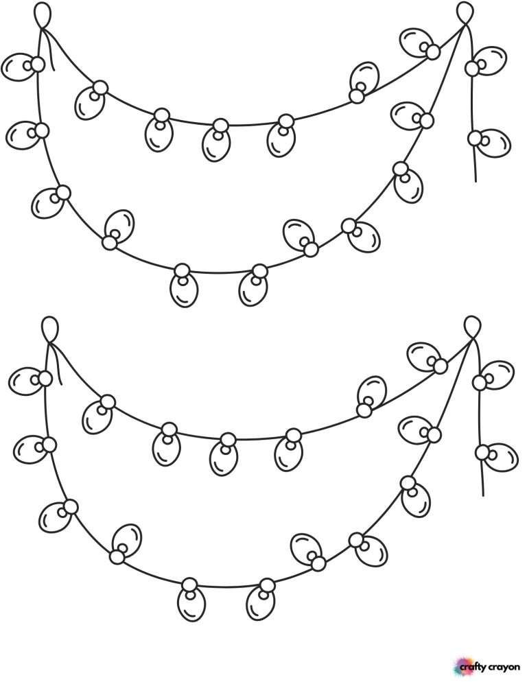 Christmas Bulb Coloring Pages (Free PDF Printables)