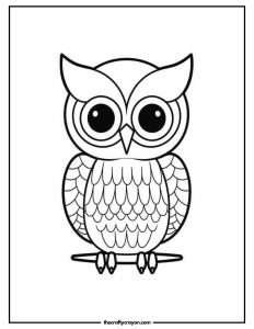 20 Owl Coloring Pages (Free PDF Printables)