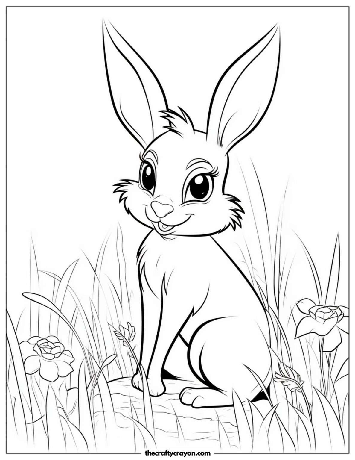 Rabbit Coloring Pages (Free PDF Printables)