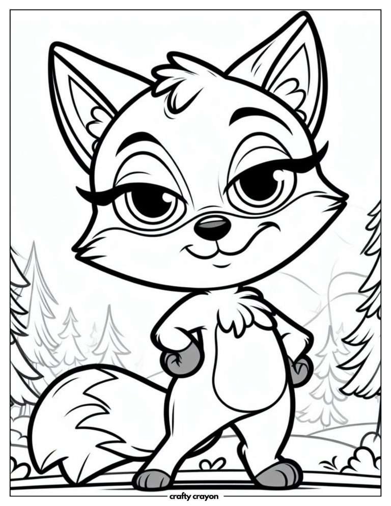 20 Fox Coloring Pages (Free PDF Printables)
