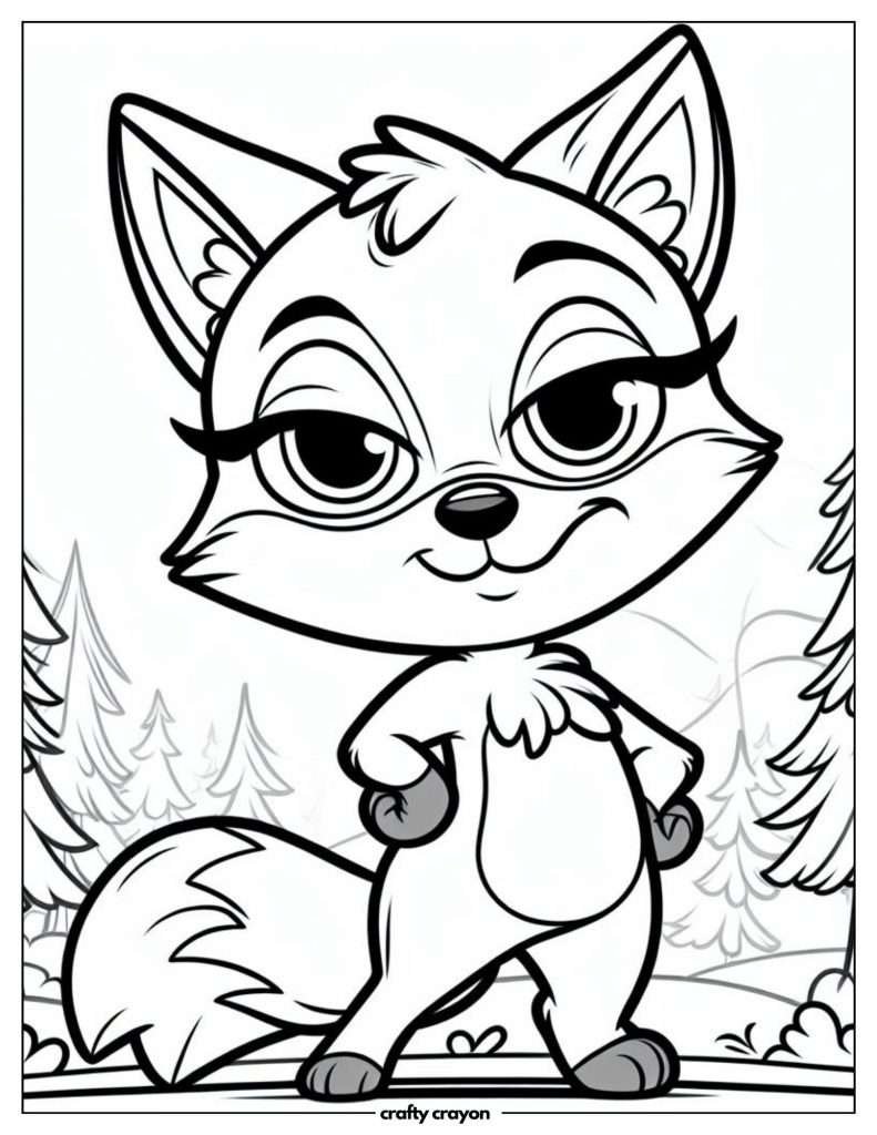20 Fox Coloring Pages (Free PDF Printables)