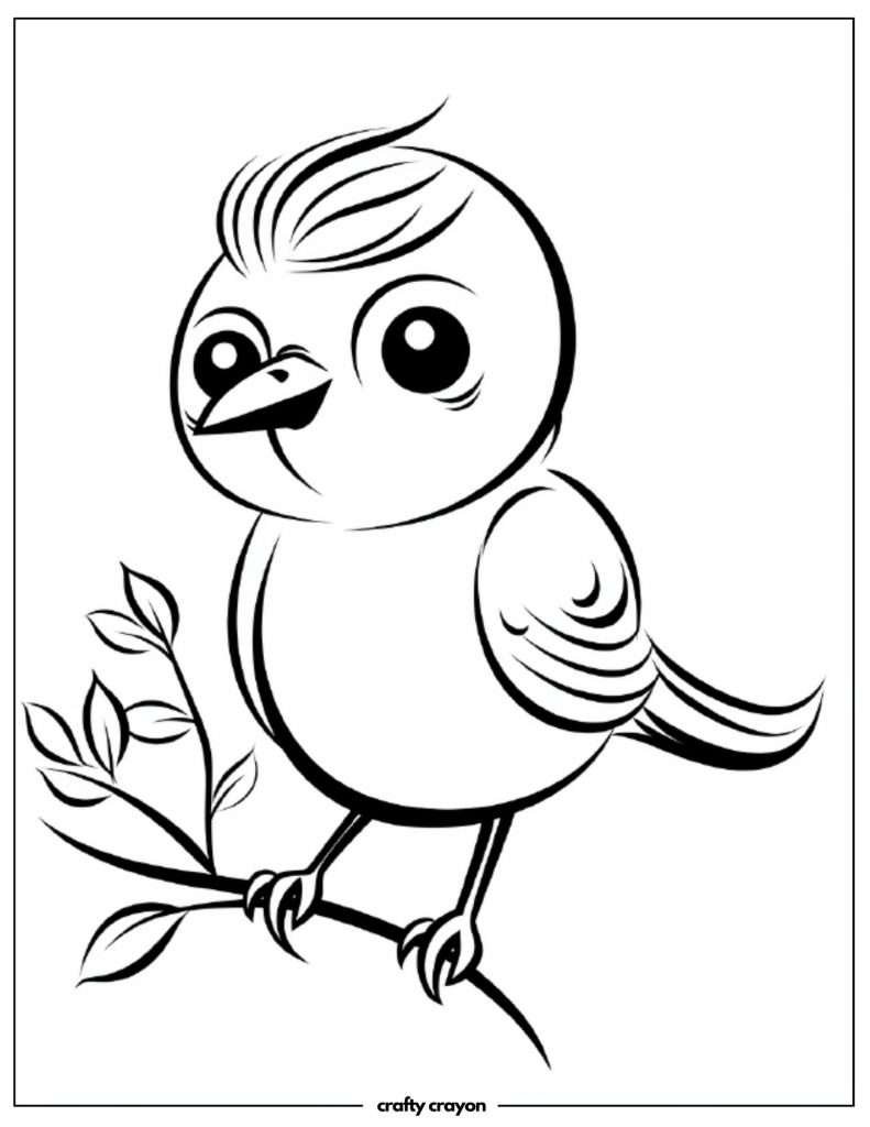 20 Beautiful Bird Coloring Pages For Kids And Adults (Free PDF Printables)