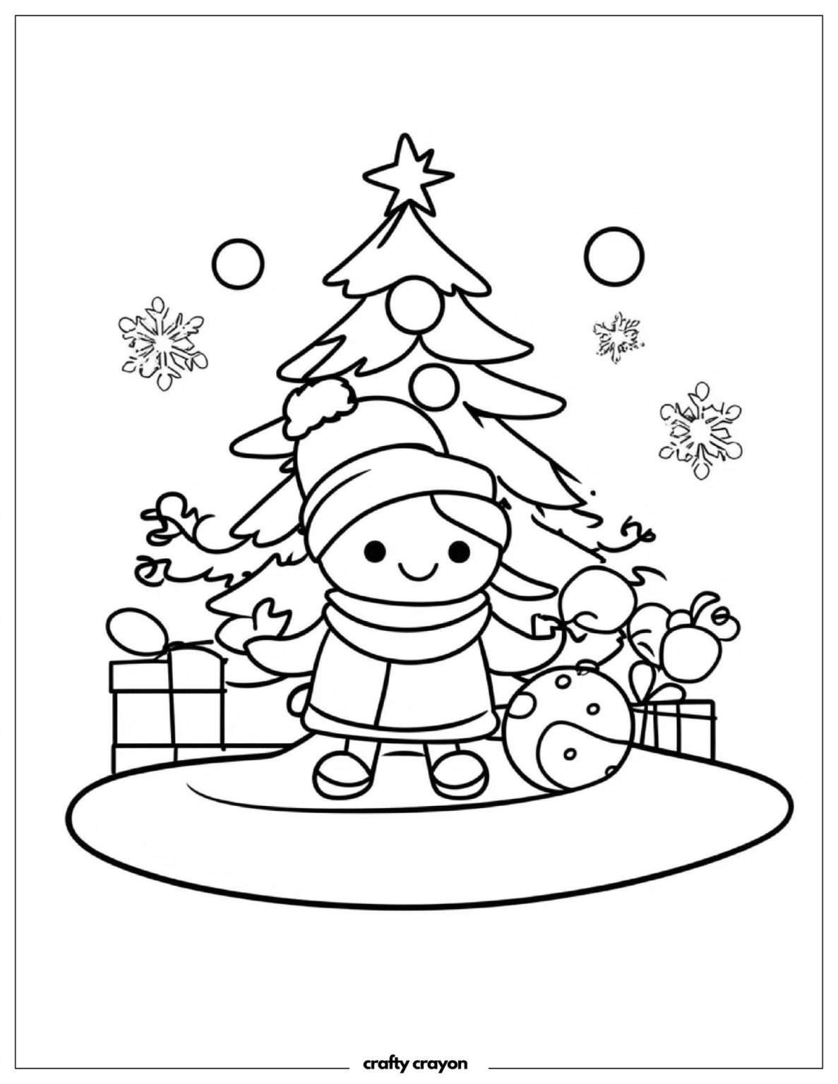 Festive Christmas Coloring Pages (Free PDF Printables)