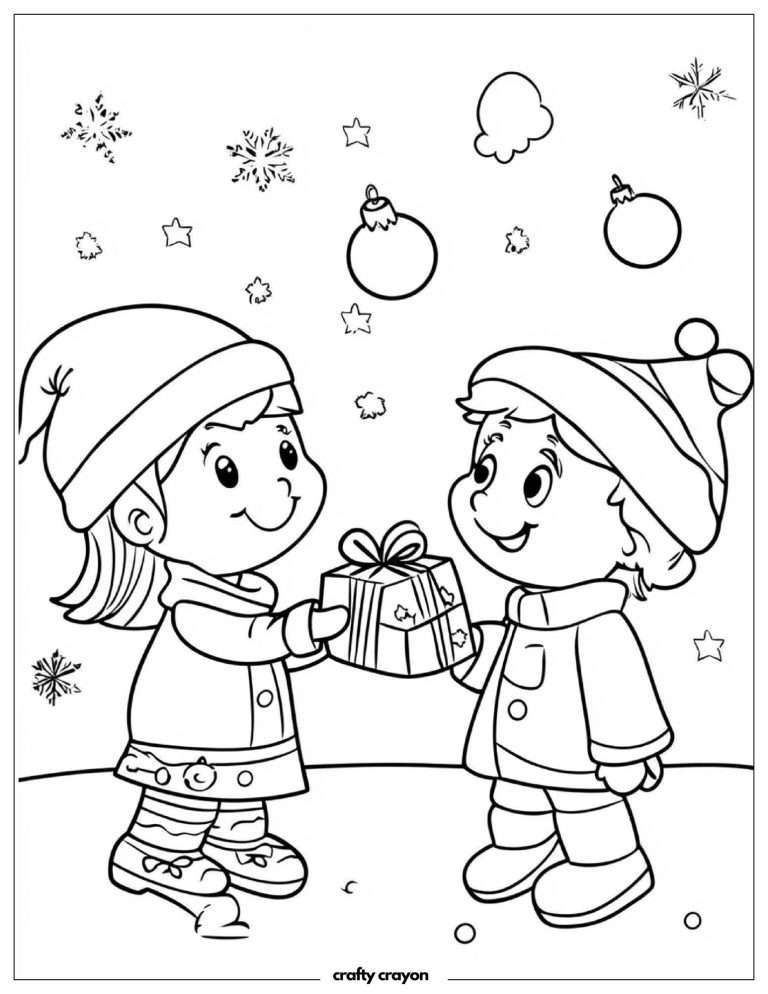 Festive Christmas Coloring Pages (Free PDF Printables)