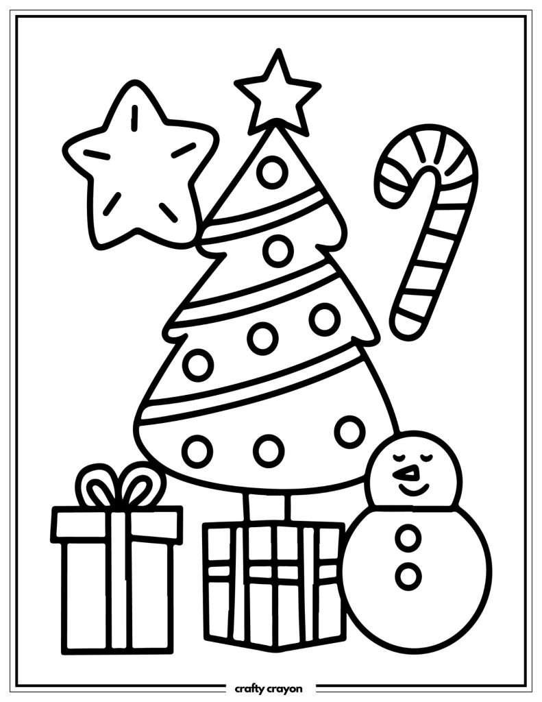 Festive Christmas Coloring Pages (Free PDF Printables)