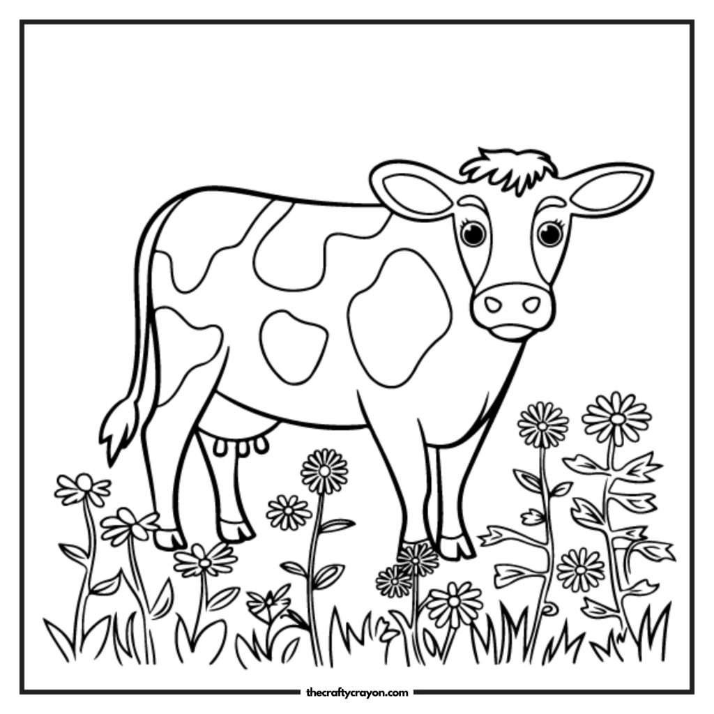 20 Fun Farm Animal Coloring Pages (Free PDF Printables)