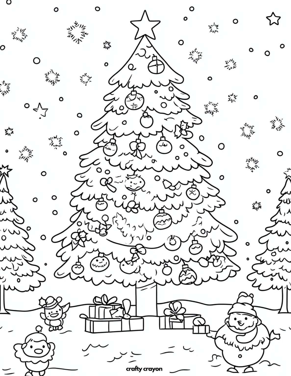Winter Coloring Pages (Free PDF Printables)