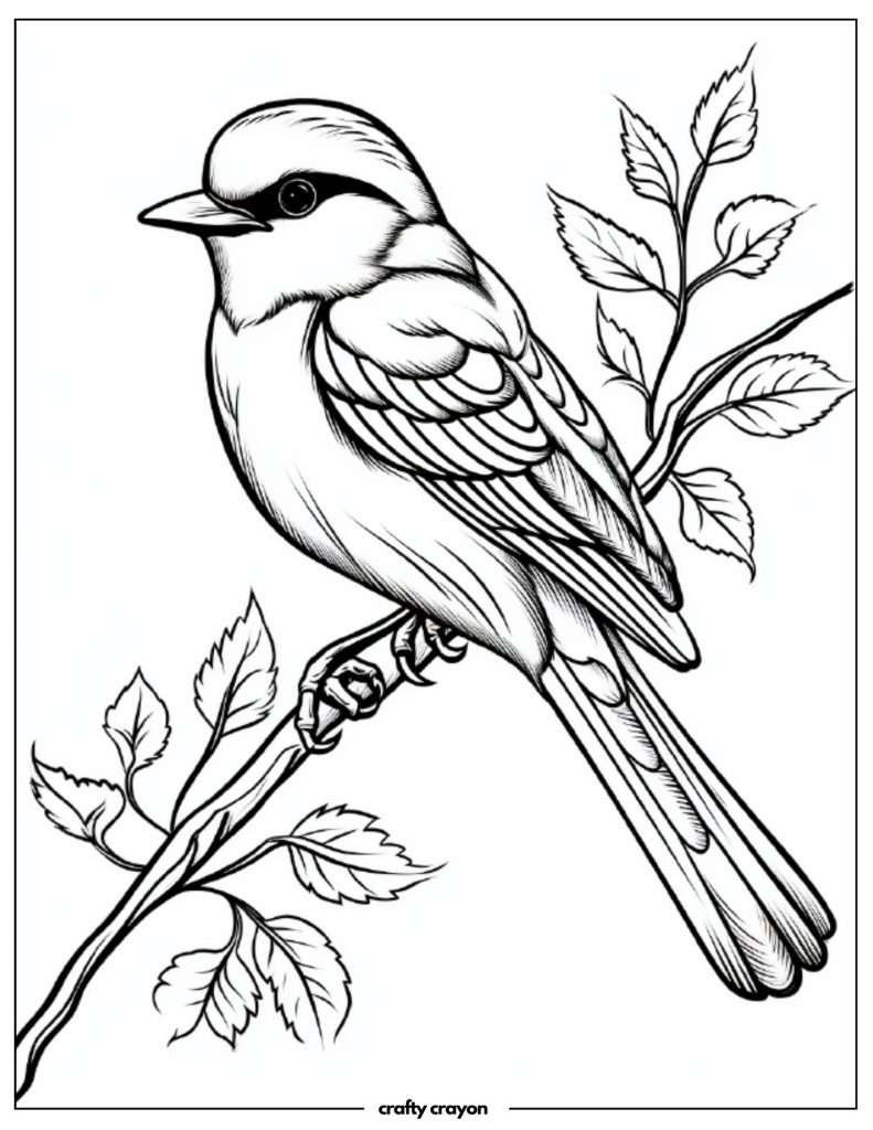 20 Beautiful Bird Coloring Pages For Kids And Adults (Free PDF Printables)