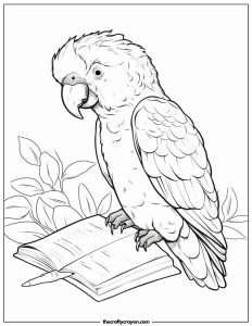 Parrot Coloring Pages (Free PDF Printables)