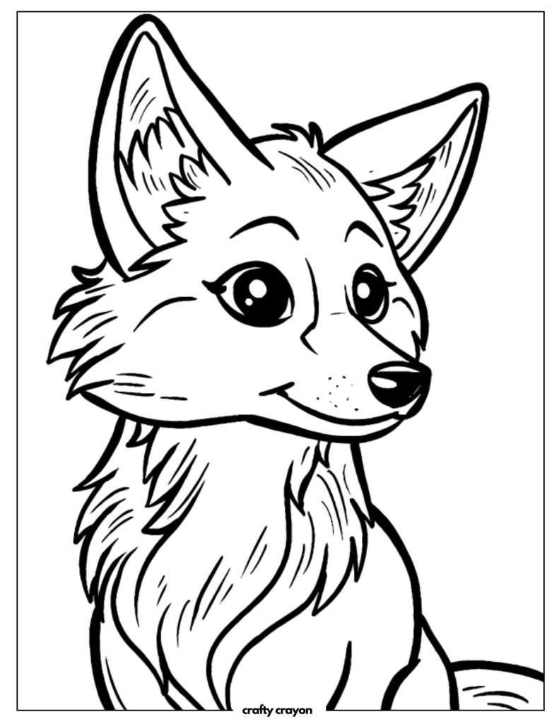 20 Fox Coloring Pages (Free PDF Printables)