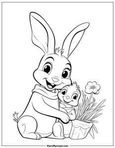 Rabbit Coloring Pages (Free PDF Printables)
