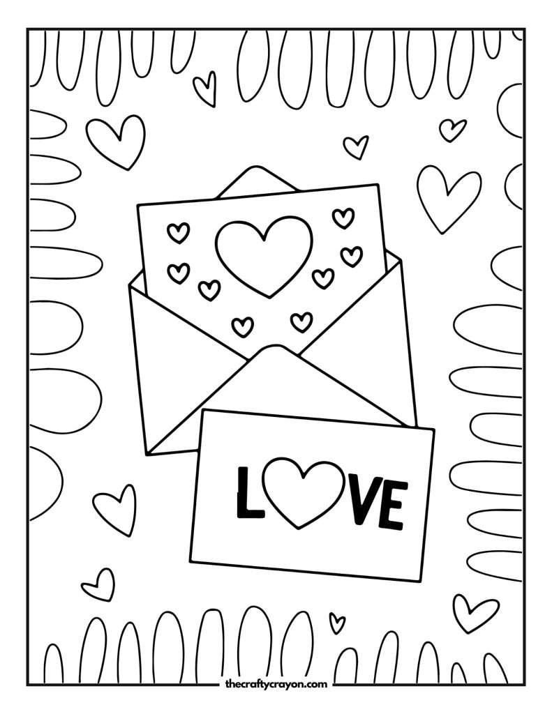 Valentine's Day Coloring Pages (Free PDF Printables)