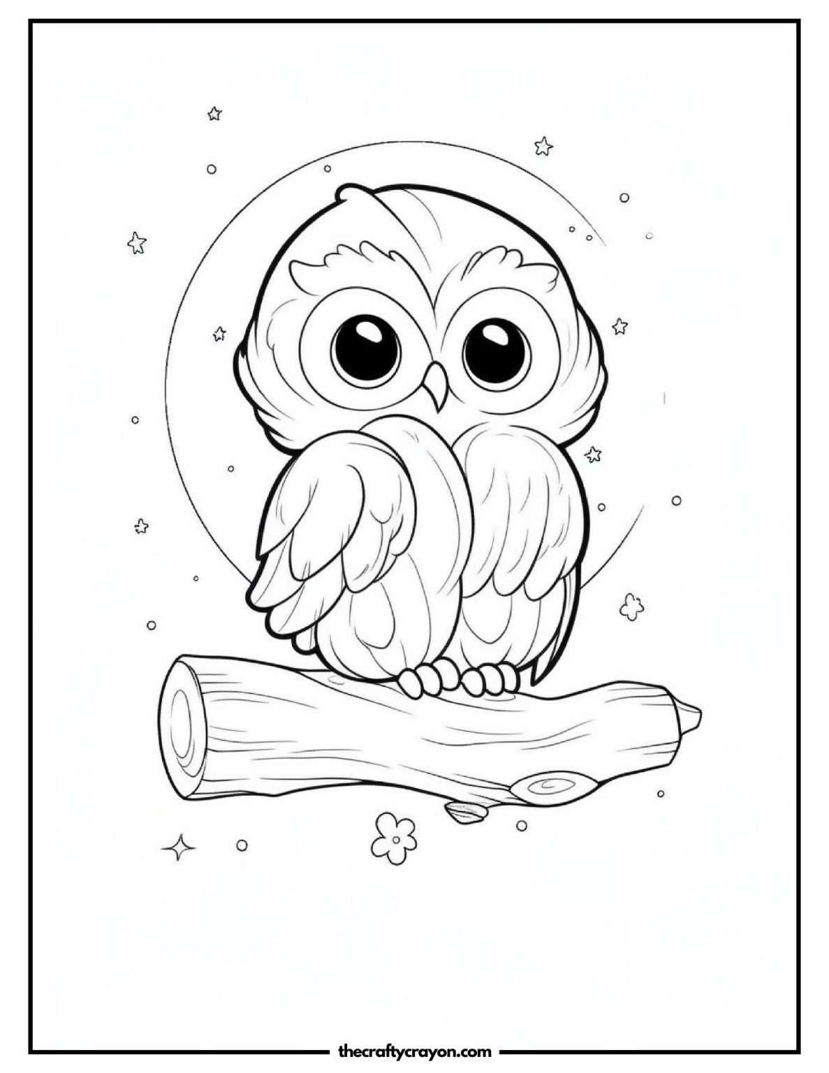 20 Owl Coloring Pages (Free PDF Printables)