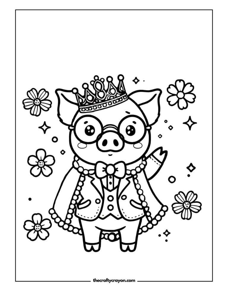 22 Pig Coloring Pages (Free PDF Printables)