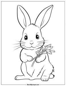 Rabbit Coloring Pages (Free PDF Printables)