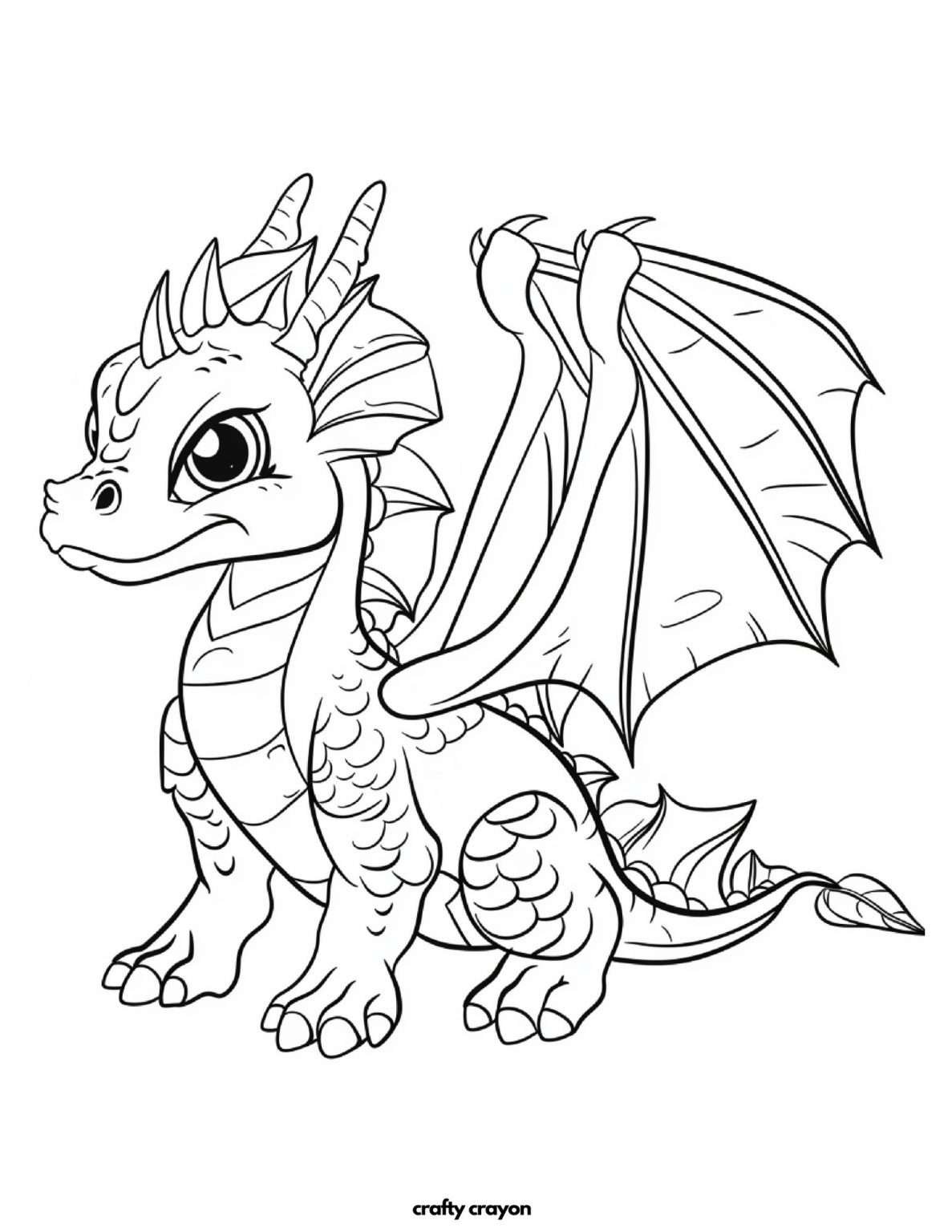 Dragon Coloring Pages (Free PDF Printables)