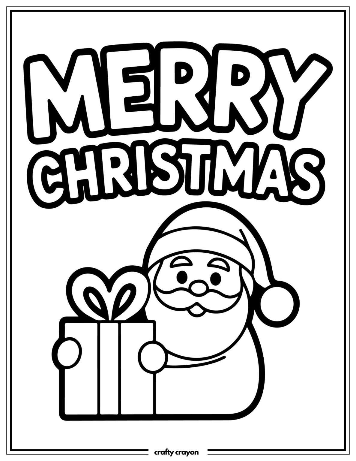 Festive Christmas Coloring Pages (Free PDF Printables)