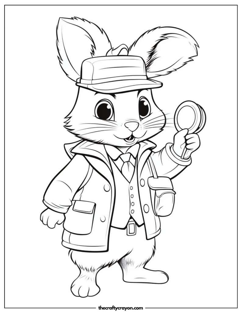 Rabbit Coloring Pages (Free PDF Printables)
