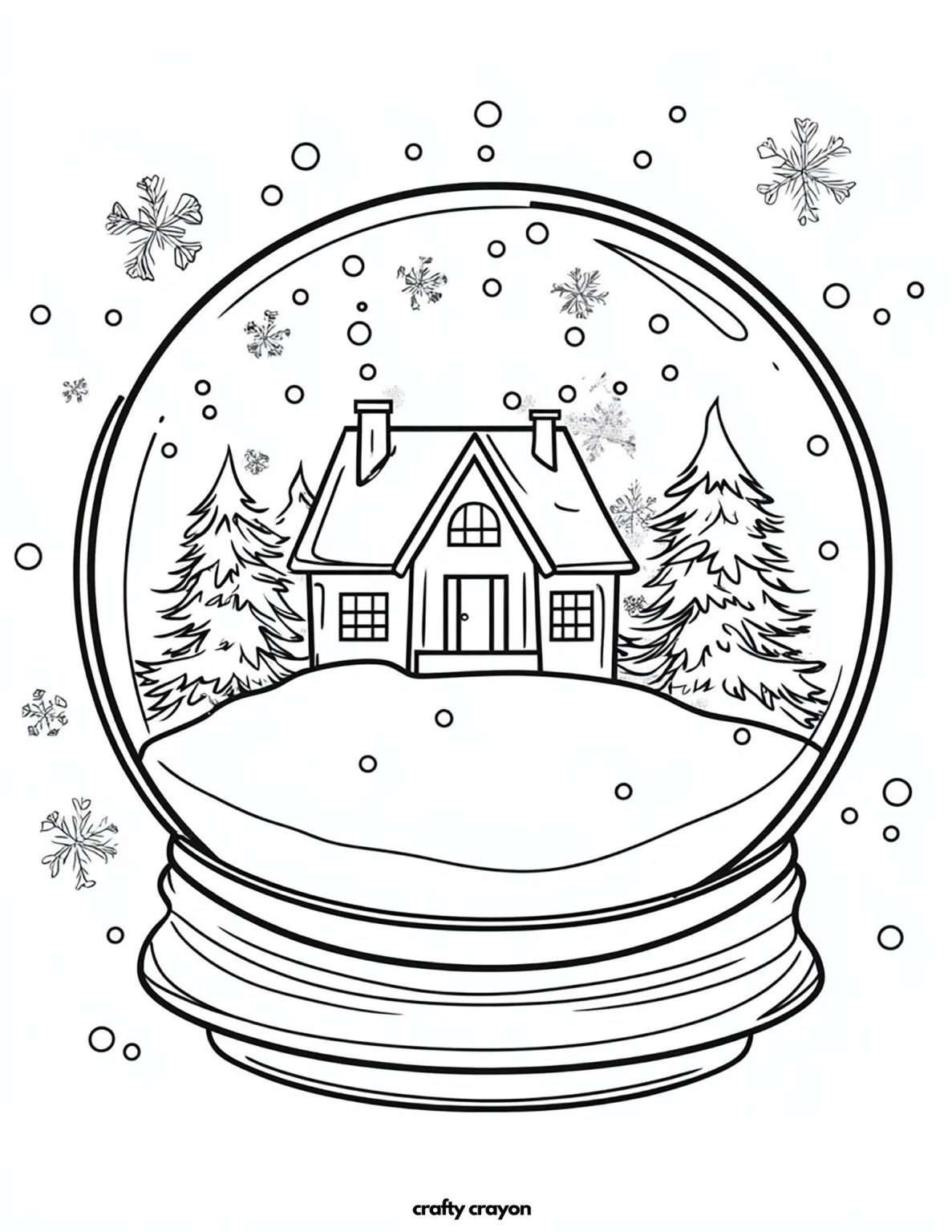 Winter Coloring Pages (Free PDF Printables)