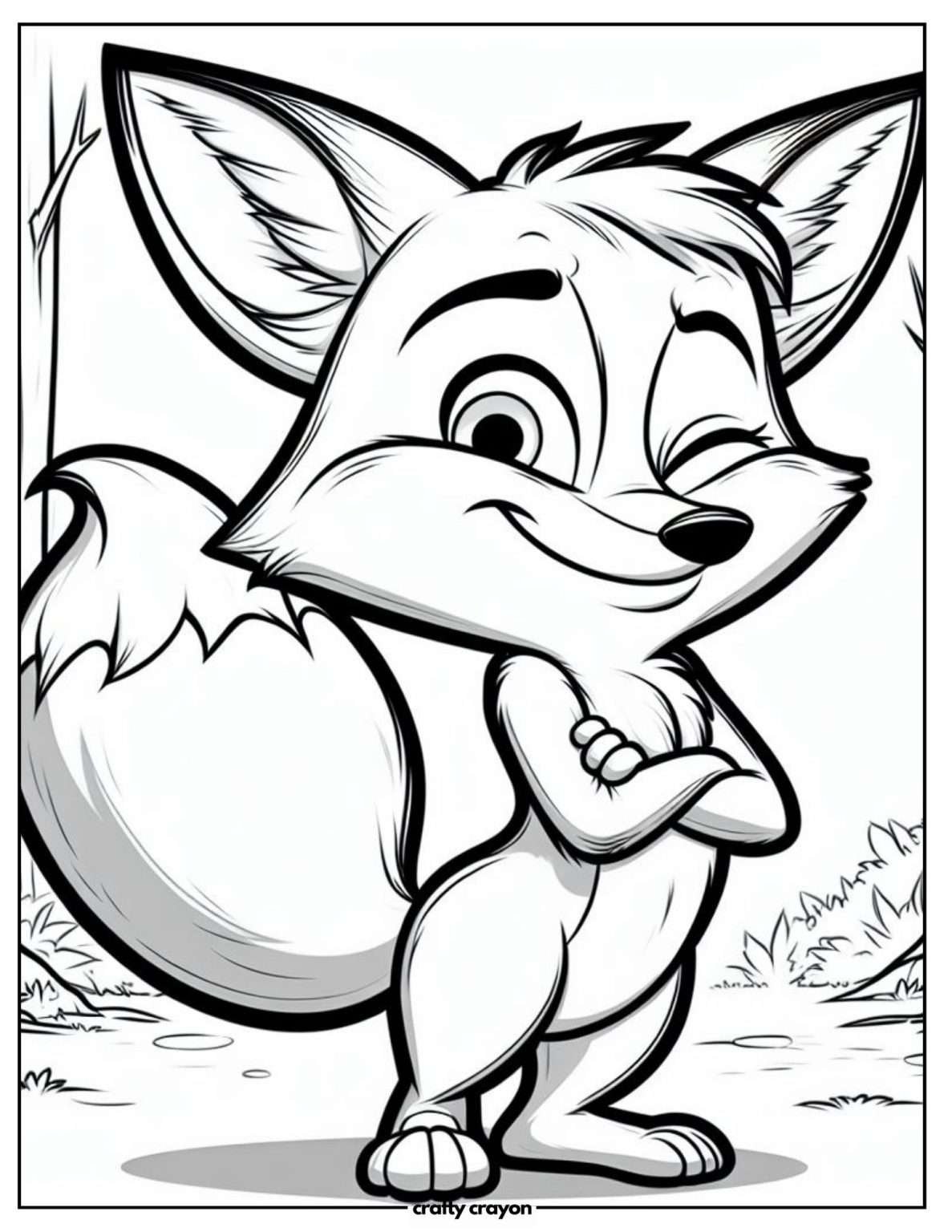 20 Fox Coloring Pages (Free PDF Printables)