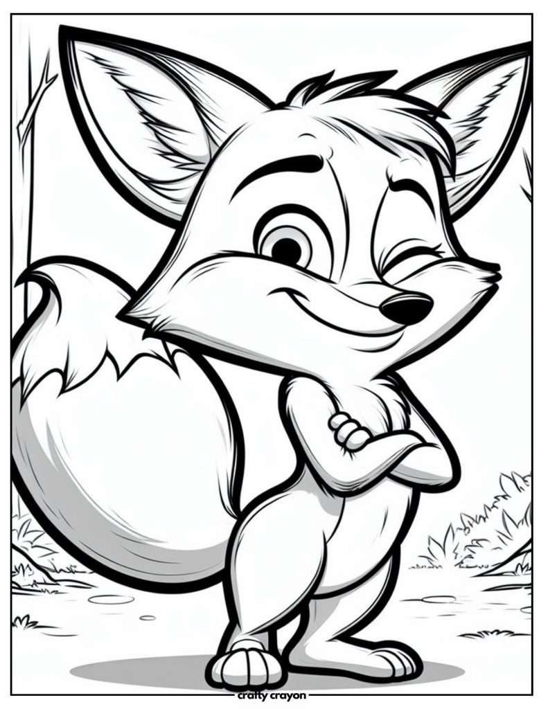 20 Fox Coloring Pages (Free PDF Printables)