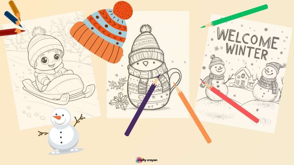 Winter Coloring Pages (Free PDF Printables)