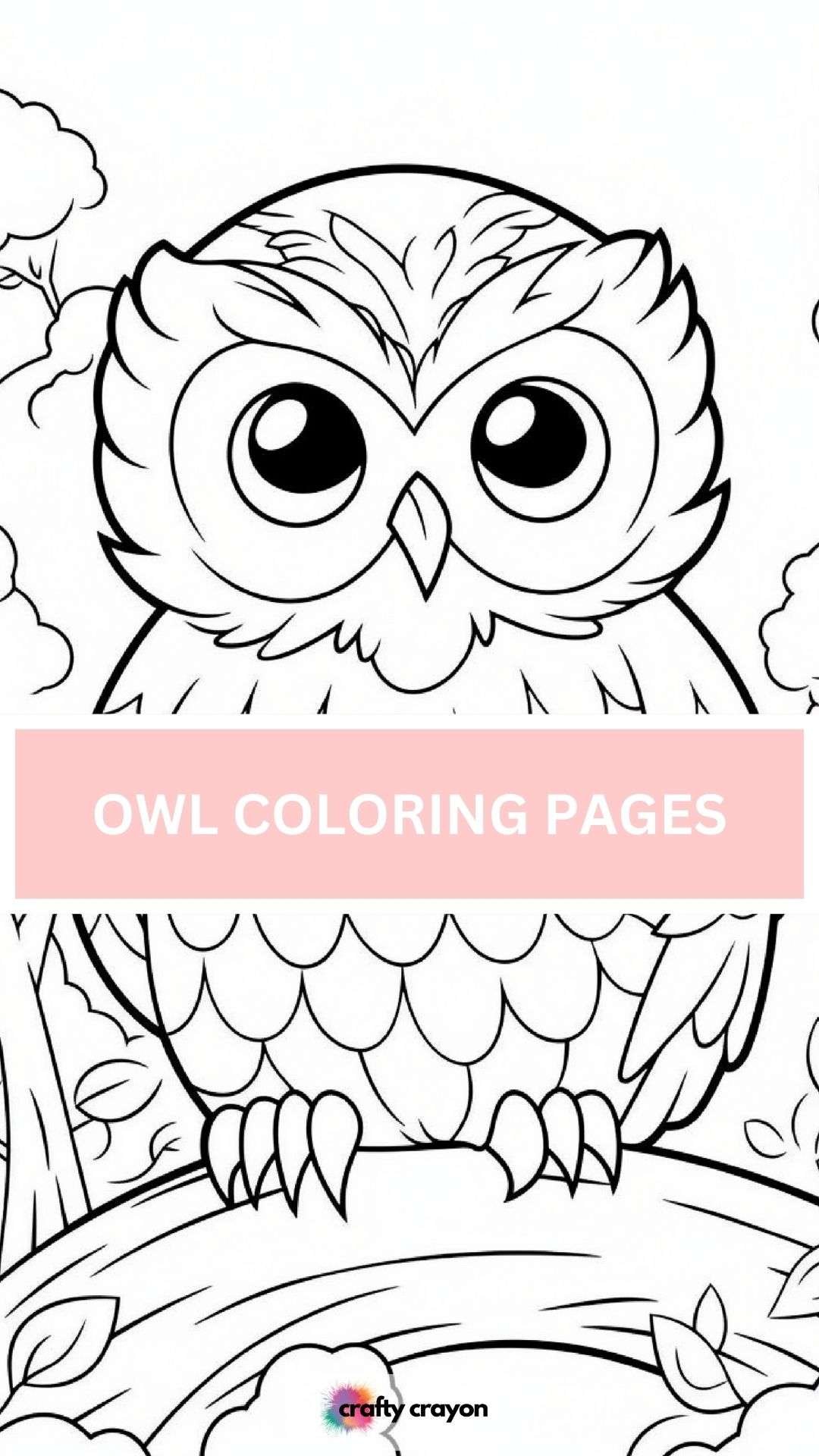 20 Owl Coloring Pages (Free PDF Printables)