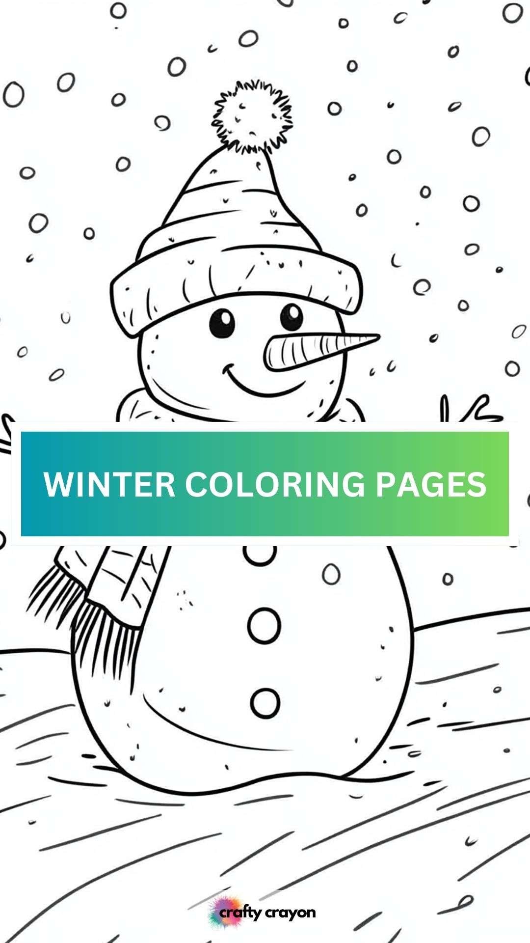 Winter Coloring Pages (Free PDF Printables)