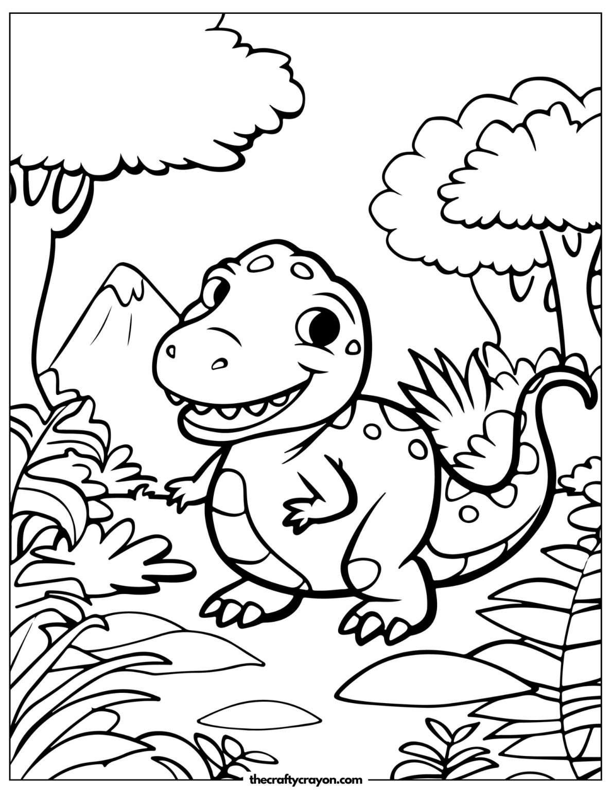 11 Roaring T Rex Coloring Pages For Dinosaur Fans