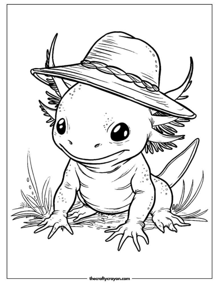 20 Axolotl Coloring Pages (Free PDF Printables)