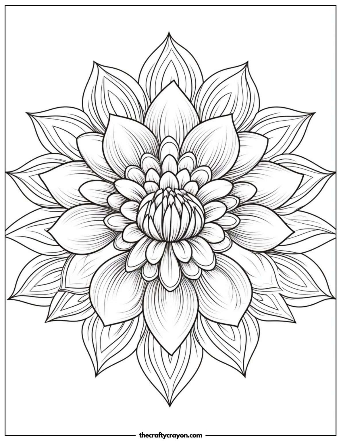 12 Beautiful Flower Mandala Coloring Pages For All Ages