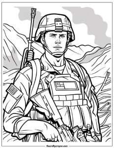 Army Coloring Pages (Free Printable PDFs)