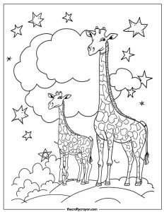 19 Free Printable Giraffe Coloring Pages For Fun And Creativity