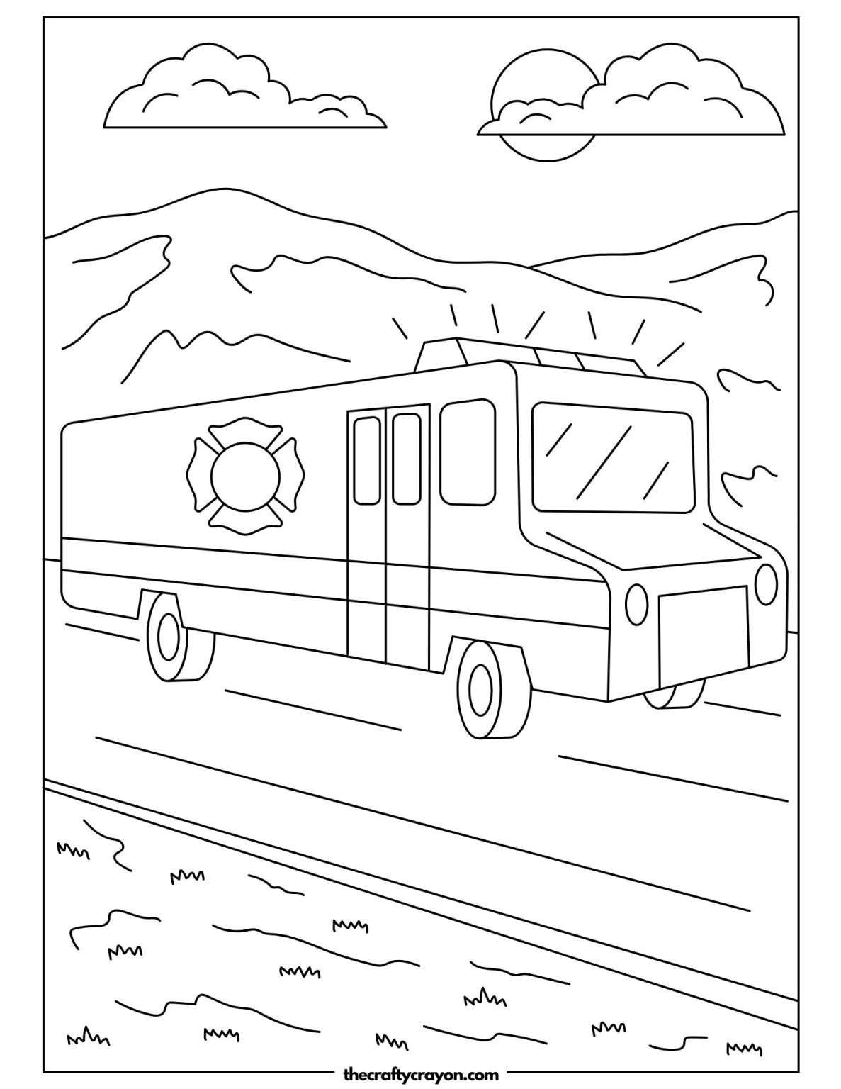 20 Free Fire Truck Coloring Pages For All Ages