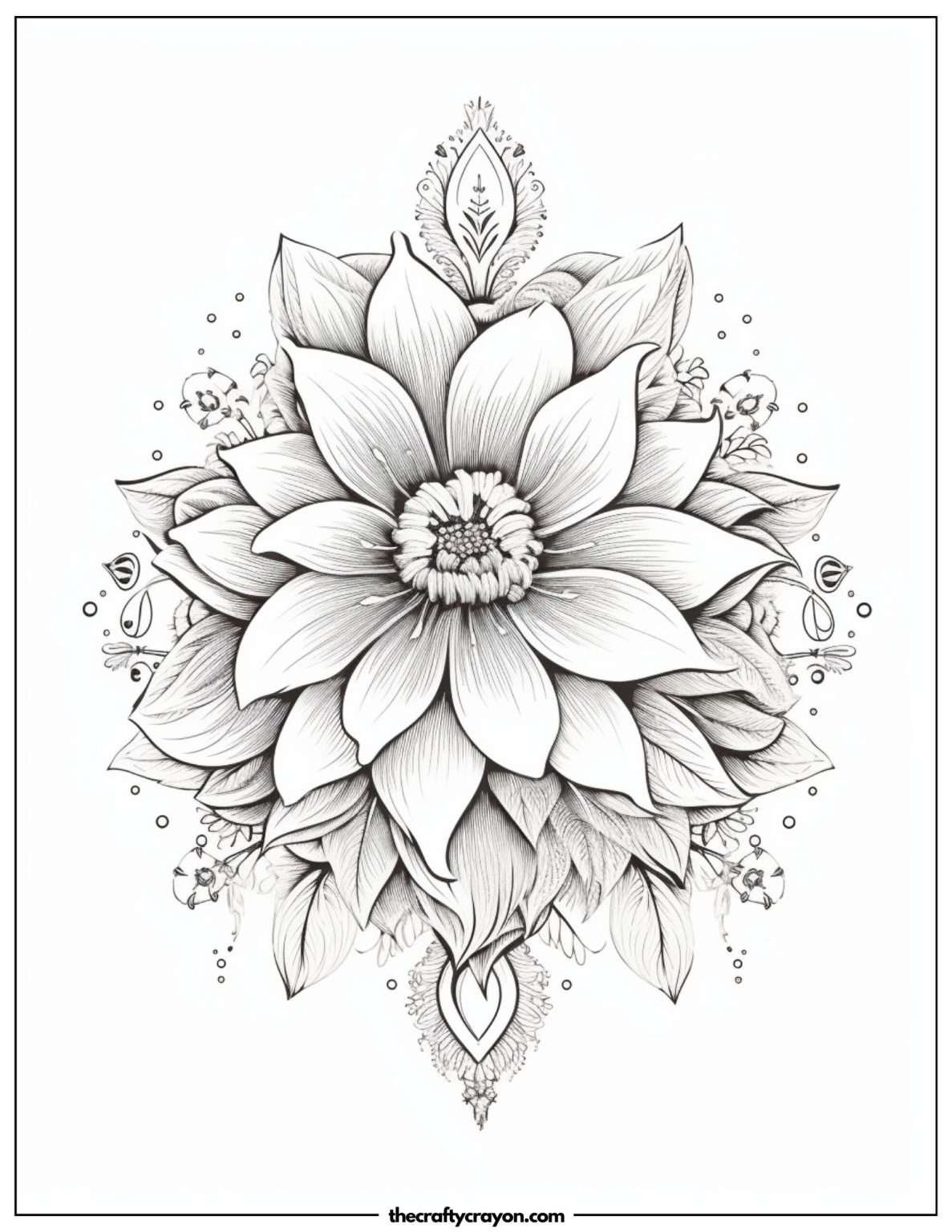 12 Beautiful Flower Mandala Coloring Pages For All Ages