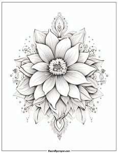 12 Beautiful Flower Mandala Coloring Pages For All Ages