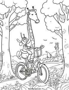 19 Free Printable Giraffe Coloring Pages For Fun And Creativity