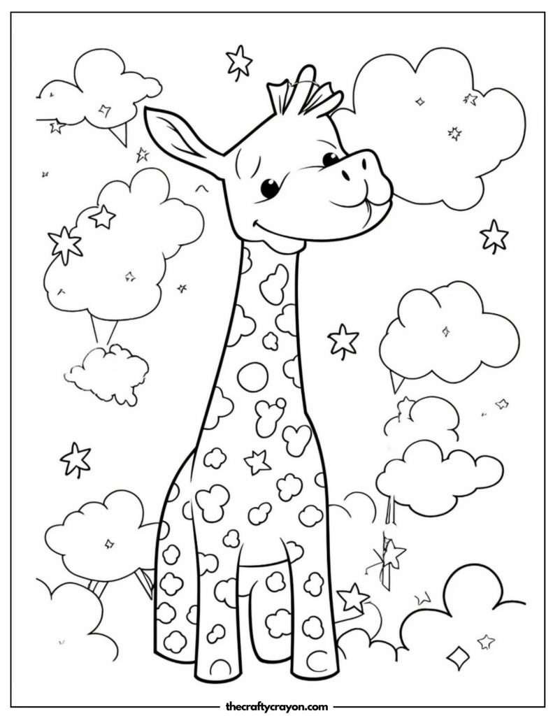 19 Free Printable Giraffe Coloring Pages For Fun And Creativity