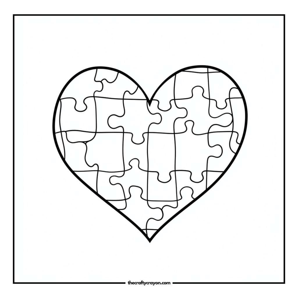 20 Free Printable Heart Coloring Pages