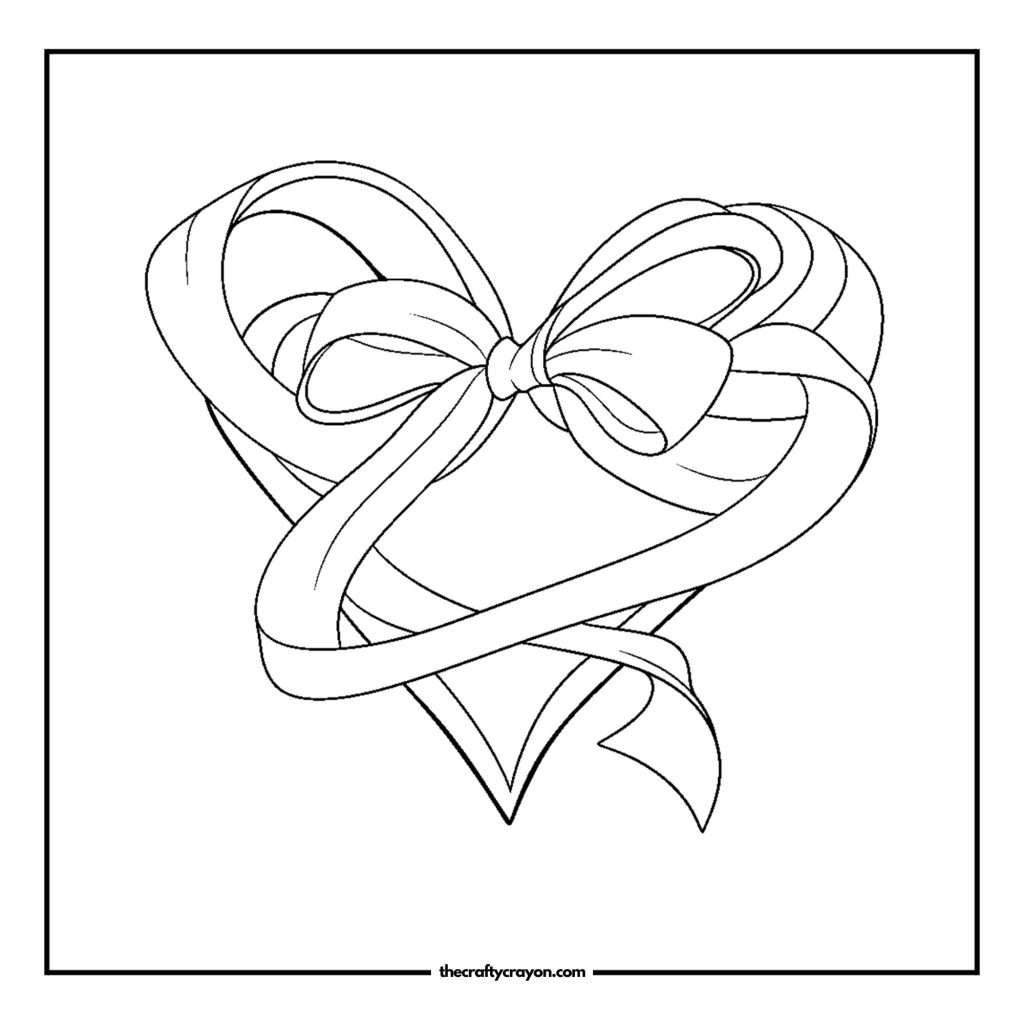 20 Free Printable Heart Coloring Pages