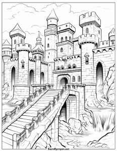 Castle Coloring Pages (Free Printable PDFs)