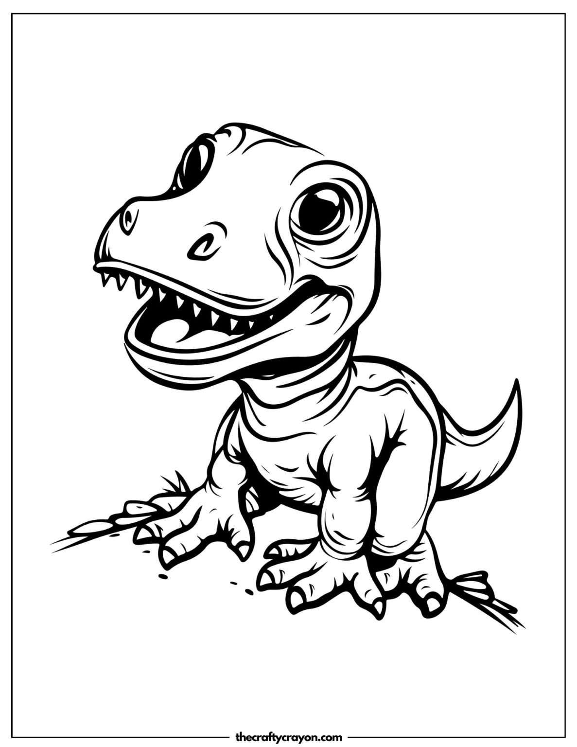 11 Roaring T Rex Coloring Pages For Dinosaur Fans