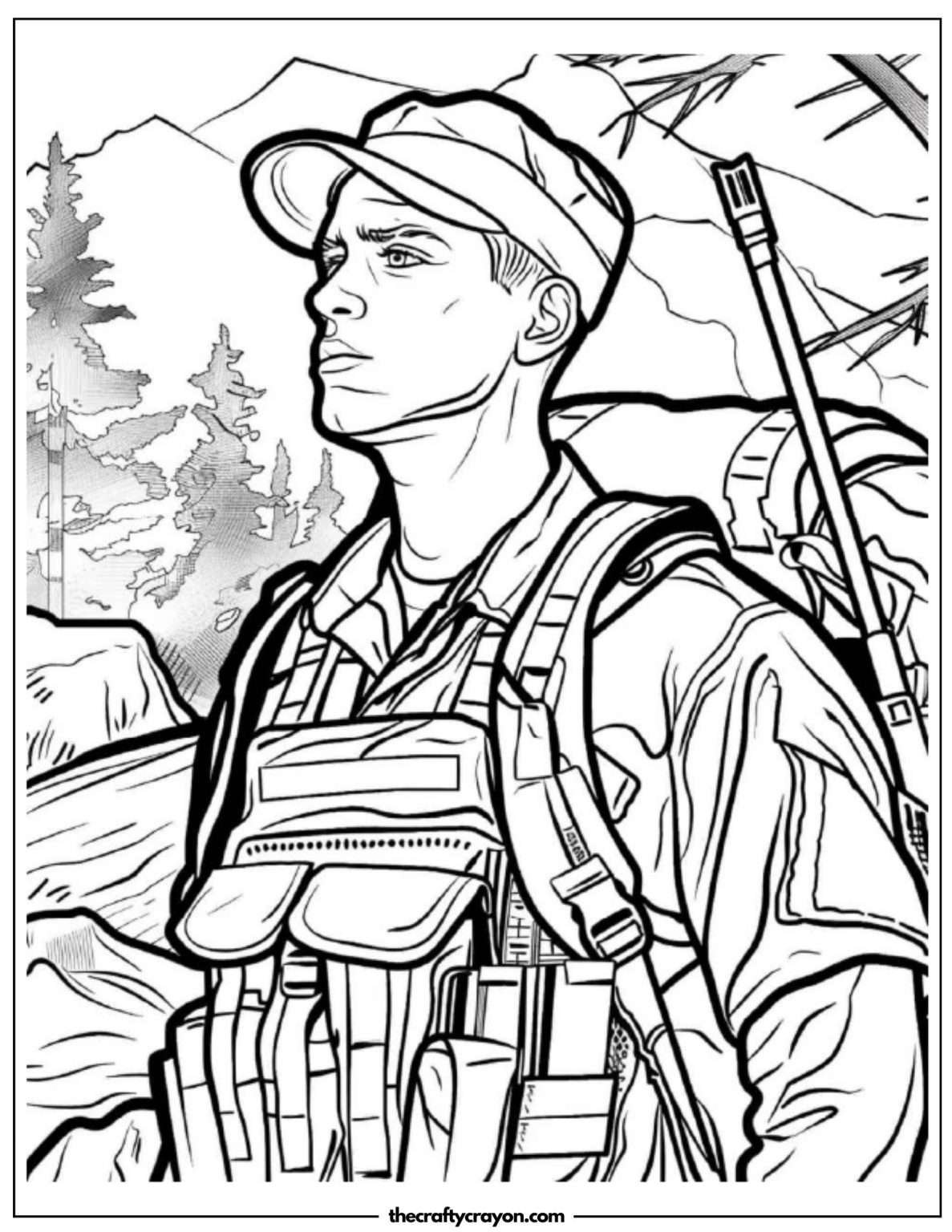 Army Coloring Pages (Free Printable PDFs)