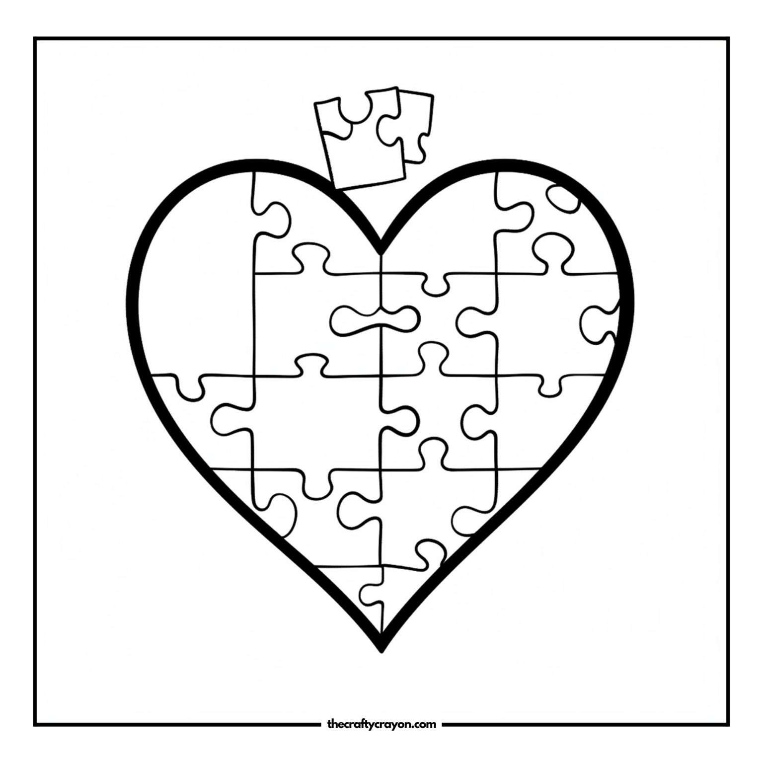 20 Free Printable Heart Coloring Pages