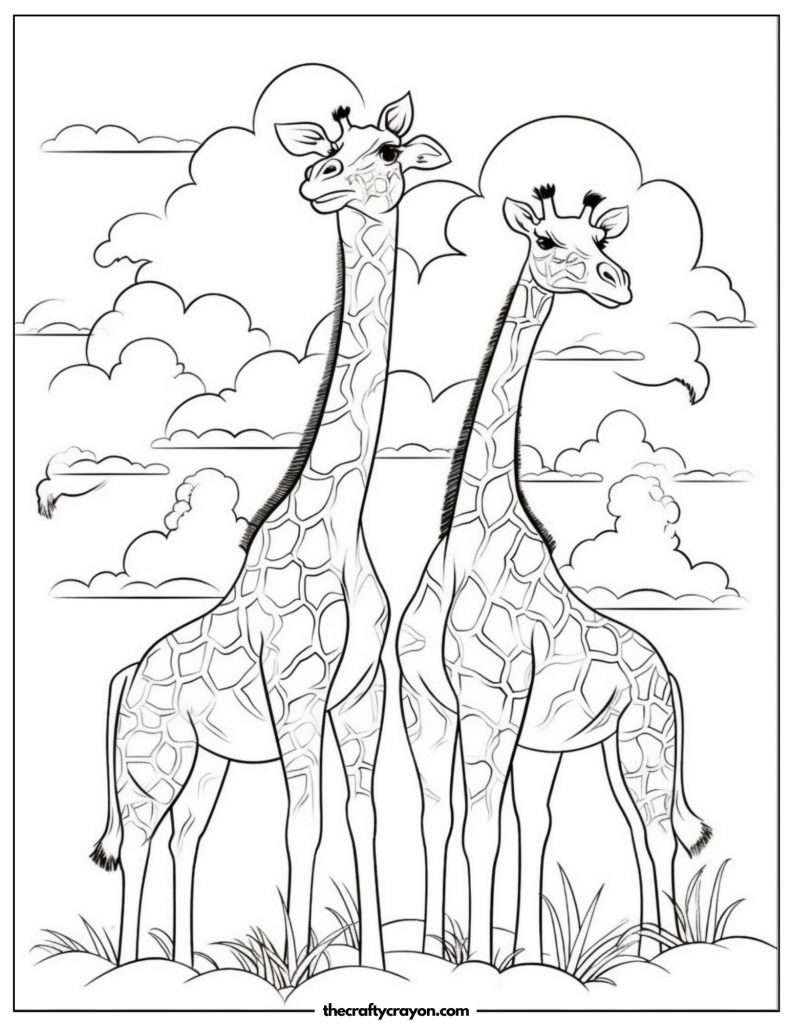 19 Free Printable Giraffe Coloring Pages For Fun And Creativity